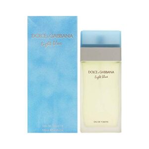 light blue by dolce gabbana for women eau de toilette spray, 3.4 ounce