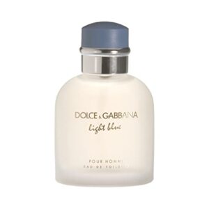 dolce & gabbana light blue eau de toilette spray for men, 6.7 fl oz