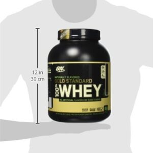 Optimum Nutrition Gold Standard 100% Whey Protein Powder, Naturally Flavored Chocolate, 4.8 Pound (Packaging May Vary)