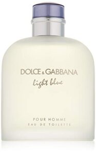 dolce&gabbana light blue pour homme eau de toilette spray, 6.7 oz.