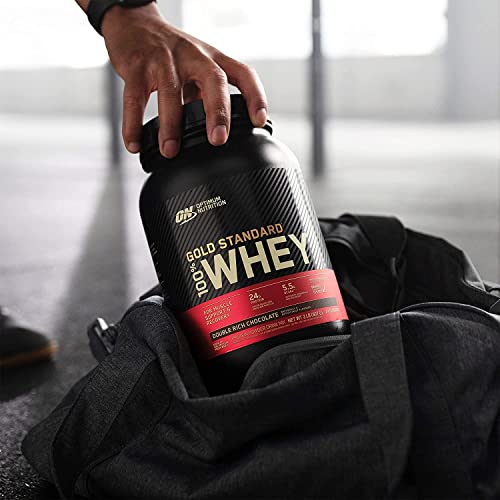 Optimum Nutrition Gold Standard 100% Whey Protein Powder, Strawberry Banana, 5 Pound (Packaging May Vary)