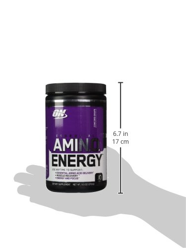 Optimum Nutrition Essential Amino Energy Concord Grape - 30 Servings, 9.5 oz