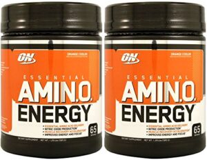 optimum nutrition amino energy 65/s orange cooler (2 pack)