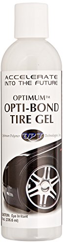 Optimum Opti-Bond Tire Gel – 8 oz., Long Lasting Tire Dressing; Water Based Tire Gel Spray; Vinyl, Plastic, Tire and Trim Dressing; Great for Tire Shine, Vinyl Trim Care, and Dashboard Protection