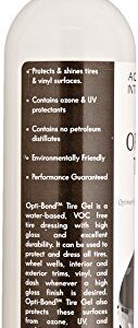 Optimum Opti-Bond Tire Gel – 8 oz., Long Lasting Tire Dressing; Water Based Tire Gel Spray; Vinyl, Plastic, Tire and Trim Dressing; Great for Tire Shine, Vinyl Trim Care, and Dashboard Protection