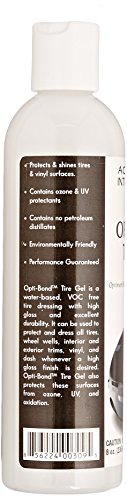 Optimum Opti-Bond Tire Gel – 8 oz., Long Lasting Tire Dressing; Water Based Tire Gel Spray; Vinyl, Plastic, Tire and Trim Dressing; Great for Tire Shine, Vinyl Trim Care, and Dashboard Protection