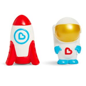 Munchkin® Galaxy Buddies™ Water Safe Light Up Baby and Toddler Bath Toy, Astronaut & Rocket Ship