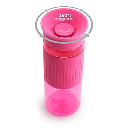 Munchkin® Miracle® 360 Spill Proof Sippy Cup, 24 Ounce, Pink – Great for Toddlers, Big Kids or Adults