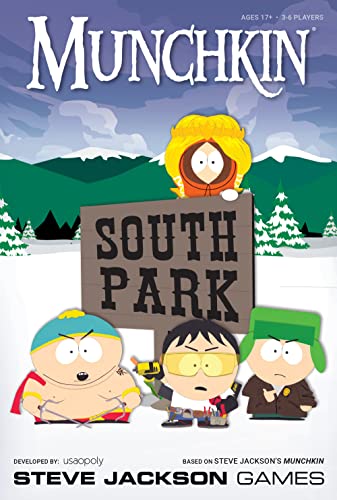 USAOPOLY Munchkin South Park | Card Game Featuring South Park Characters | Based on The Steve Jackson Munchkin Games | Officially-Licensed Comedy Central & South Park Board Game & Merchandise.