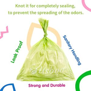 Disposable Diaper Bags for Baby, 20 Refill Rolls/300 Bags Waste Bags with Dispenser, Convenient and Quick Diaper Disposal, Unscented