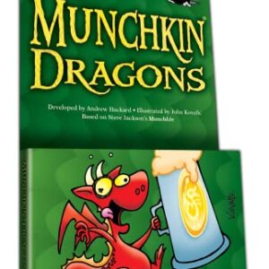 Steve Jackson Games Munchkin Dragons Card Game (Mini-Expansion) | 15 Cards | Adult, Kids, & Family Game | Fantasy Adventure Roleplaying Game | Ages 10+ | 3-6 Players | Avg Play Time 120 Min | from