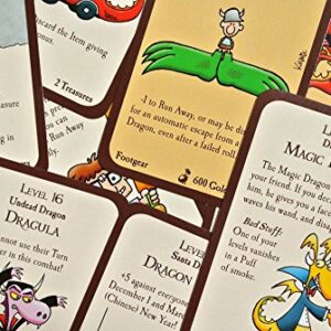 Steve Jackson Games Munchkin Dragons Card Game (Mini-Expansion) | 15 Cards | Adult, Kids, & Family Game | Fantasy Adventure Roleplaying Game | Ages 10+ | 3-6 Players | Avg Play Time 120 Min | from