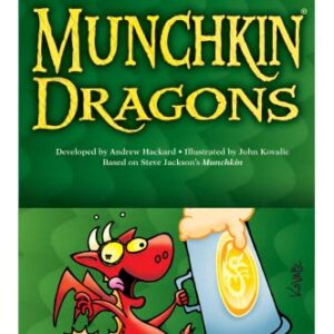 Steve Jackson Games Munchkin Dragons Card Game (Mini-Expansion) | 15 Cards | Adult, Kids, & Family Game | Fantasy Adventure Roleplaying Game | Ages 10+ | 3-6 Players | Avg Play Time 120 Min | from