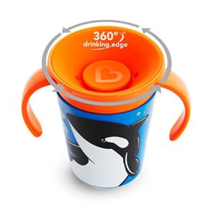 Munchkin® Miracle® 360 WildLove Trainer Cup, 6 Oz, Orca