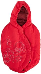 maxi-cosi infant car seat footmuff, intense red