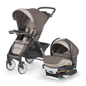 chicco bravo le trio travel system, latte