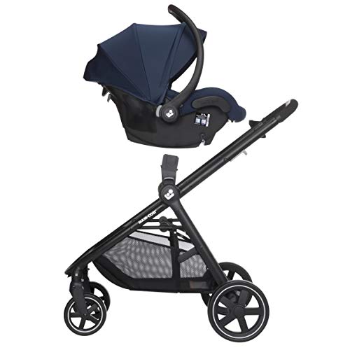 Maxi-Cosi Zelia 5-In-1 Modular Travel System, Aventurine Blue