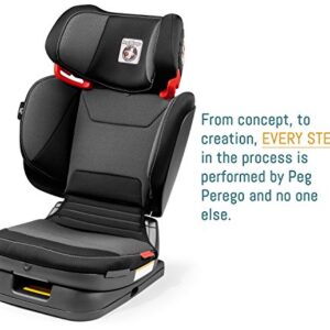 Peg Perego Viaggio Flex 120 - Booster Car Seat - for Children from 40 to 120 lbs - Made in Italy - Licorice (Black)