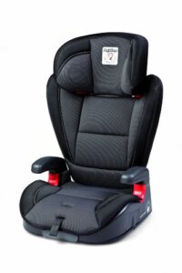 peg perego viaggio hbb 120 – booster car seat – for children from 40 to 120 lbs – made in italy – crystal black (black)