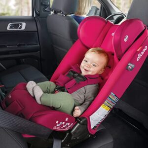 Diono Radian 3RXT, 4-in-1 Convertible Car Seat, Rear and Forward Facing, Steel Core, 10 Years 1 Car Seat, Ultimate Safety and Protection, Slim Fit 3 Across, Purple Plum