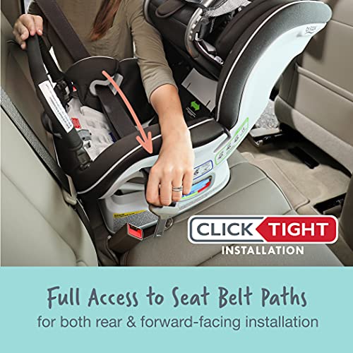 Britax Boulevard ClickTight Convertible Car Seat, Cool N Dry Charcoal - Cooling & Moisture Wicking Fabric