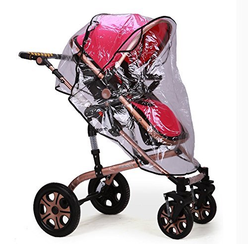 Clear Rain Wind Weather Cover Shield Protector with Ventilation for Maxi-COSI Baby Child Strollers Joggers (Dana)