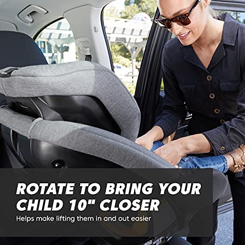 Baby Jogger City Turn Rotating Convertible Car Seat | Unique Turning Car Seat Rotates for Easy in and Out, Pike