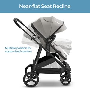 Mompush Wiz 2-in-1 Convertible Baby Stroller with Bassinet Mode - Foldable Infant Stroller to Explore More as a Family - Toddler Stroller with Reversible Stroller Seat