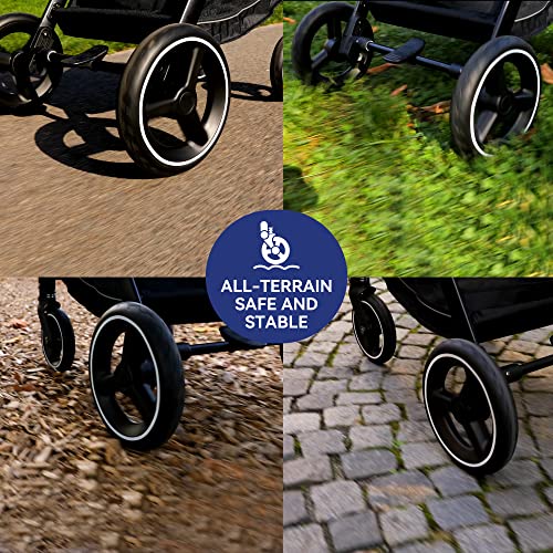 Baby Stroller, ELITTLE EMU Toddler Stroller with Reversible Seat, 0-36 Months Full-Size Stroller Convenient for Various Travel Venues or Vehicles Carrying