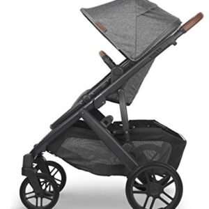 Vista V2 Stroller - Greyson (Charcoal Melange/Carbon/Saddle Leather) + MESA Infant Car Seat - Jake (Black)