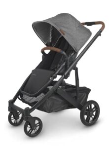 cruz v2 stroller – greyson (charcoal/carbon/saddle leather)