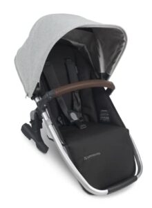 rumbleseat v2 – stella (grey brushed melange/silver/chestnut leather)