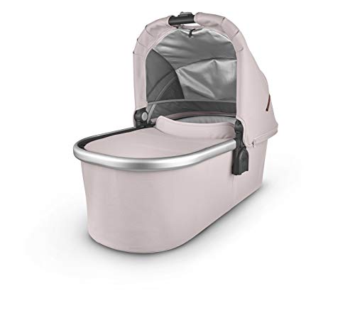 UPPAbaby Cruz V2 Stroller - Alice (Dusty Pink/Silver/Saddle Leather) + Bassinet - Alice (Dusty Pink/Silver)