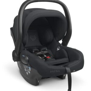 Cruz V2 Stroller - Jake (Charcoal/Carbon/Black Leather) + MESA V2 Infant Car Seat - Jake (Charcoal)