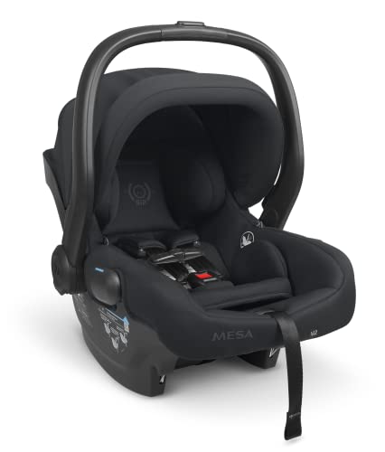 Cruz V2 Stroller - Jake (Charcoal/Carbon/Black Leather) + MESA V2 Infant Car Seat - Jake (Charcoal)