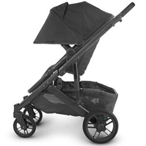 Cruz V2 Stroller - Jake (Charcoal/Carbon/Black Leather) + MESA V2 Infant Car Seat - Jake (Charcoal)