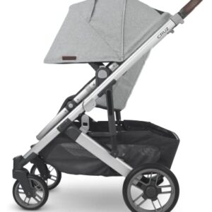 Cruz V2 Stroller - Stella (Grey Brushed mélange/Silver/Chestnut Leather) + MESA MAX - Jake (Charcoal)