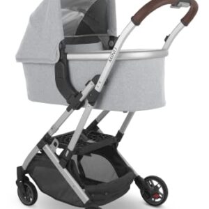 MINU V2 Stroller-Jake (Charcoal/Carbon/Black Leather)+ Adapter for Bassinet/MESA + Bassinet - Jake (Charcoal/Carbon)