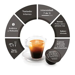 Nescafe Dolce Gusto Coffee Pods, Espresso Intenso, 16 capsules (Pack of 3)