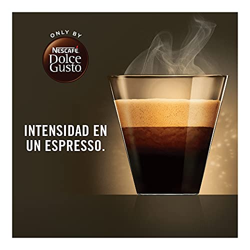 Nescafe Dolce Gusto Coffee Pods, Espresso Intenso, 16 capsules (Pack of 3)