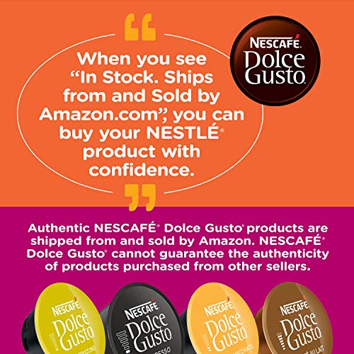 Nestle Coffee mate Dolce Gusto Nescafe Pods, Americano Intenso, 16 Count, Pack of 3