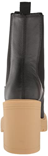 Dolce Vita Women's Coen Fashion Boot, Black Leather H2O, 9