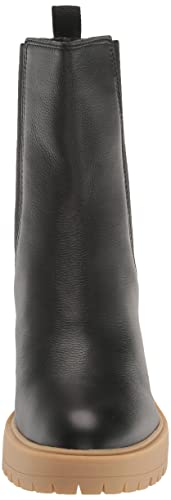 Dolce Vita Women's Coen Fashion Boot, Black Leather H2O, 9