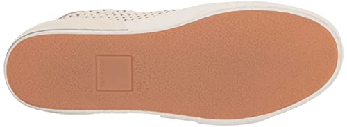 Dolce Vita Women's Zina PERF Sneaker, White Perforated Leather, 6.5