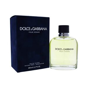 dolce and gabbana eau de toilette spray for men, 6.7 ounce (pack of 2)