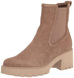 dolce vita women’s hawk fashion boot, mushroom suede h2o, 7.5