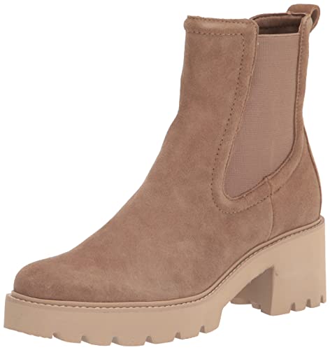 Dolce Vita Women's Hawk Fashion Boot, Mushroom Suede H2O, 7.5