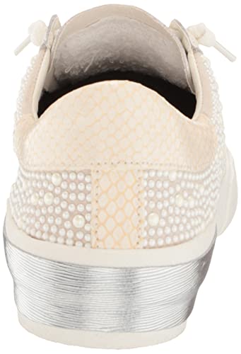 Dolce Vita Women's Zina Sneaker, Vanilla Pearls, 7