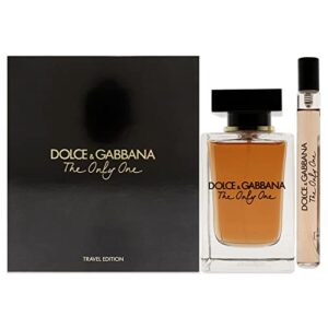 dolce & gabbana the only one 3.3oz edp spray, 0.33oz edp spray women 2 pc gift set