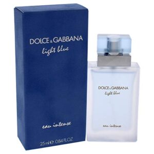 Dolce and Gabbana Light Blue Eau Intense Women EDP Spray (Mini) DEG00283 0.84 Fl Oz (Pack of 1)